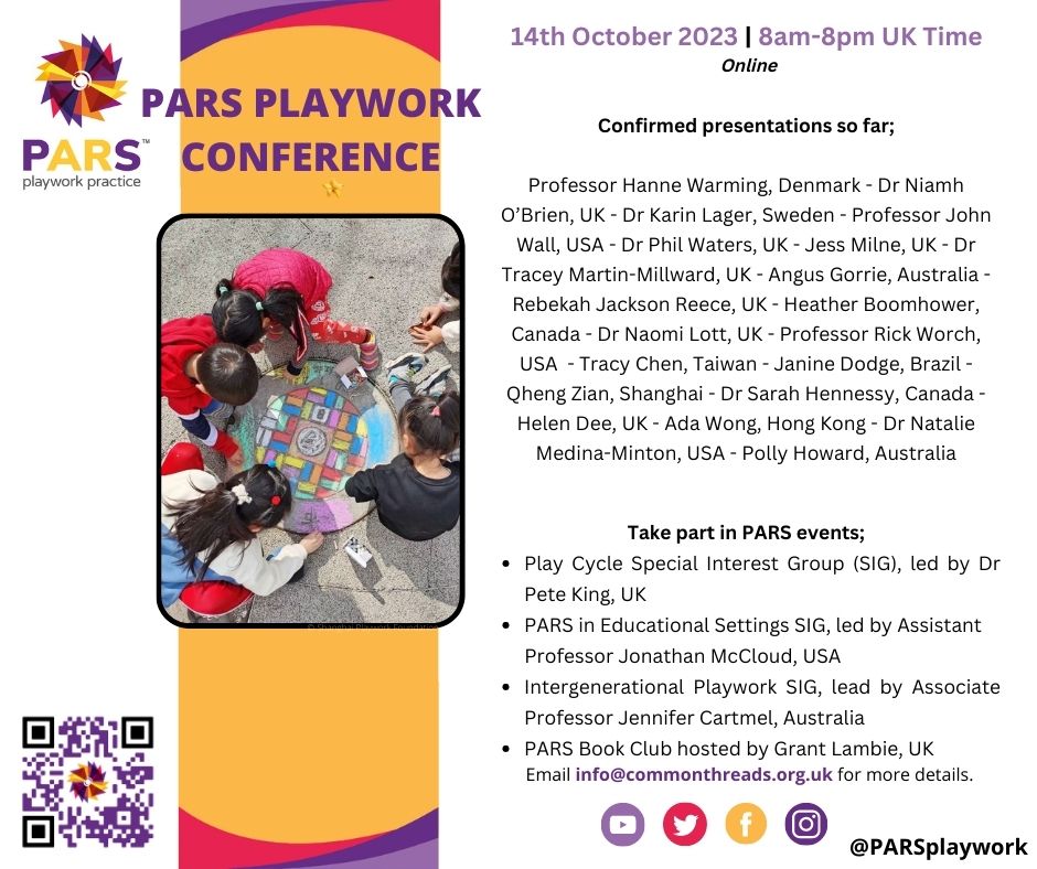 More about playwork practice by PARS working with children